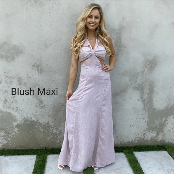Honey Punch | Dresses | New Honey Punch Blush Maxi Dress | Poshmark